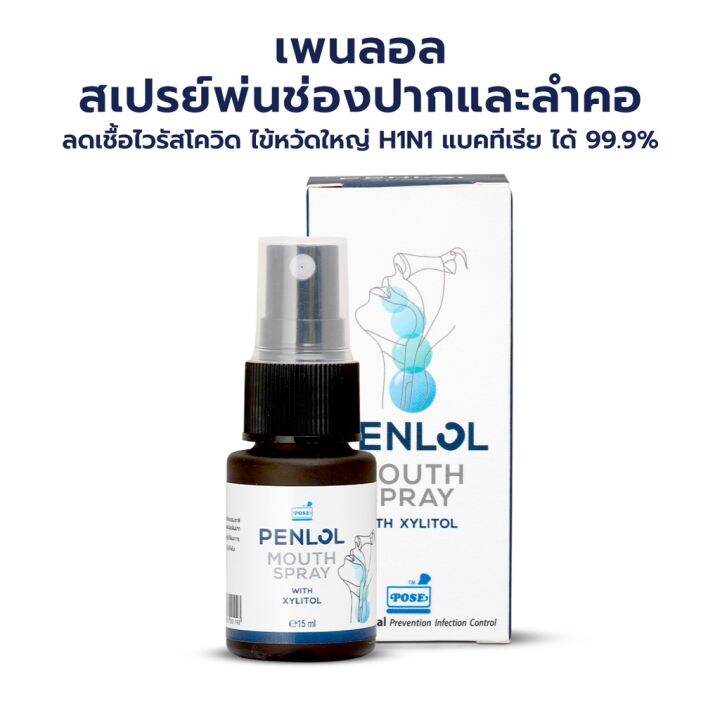เพนลอล PENLOL สเปรย์ดูแลช่องปากและลำคอ | Lazada.co.th