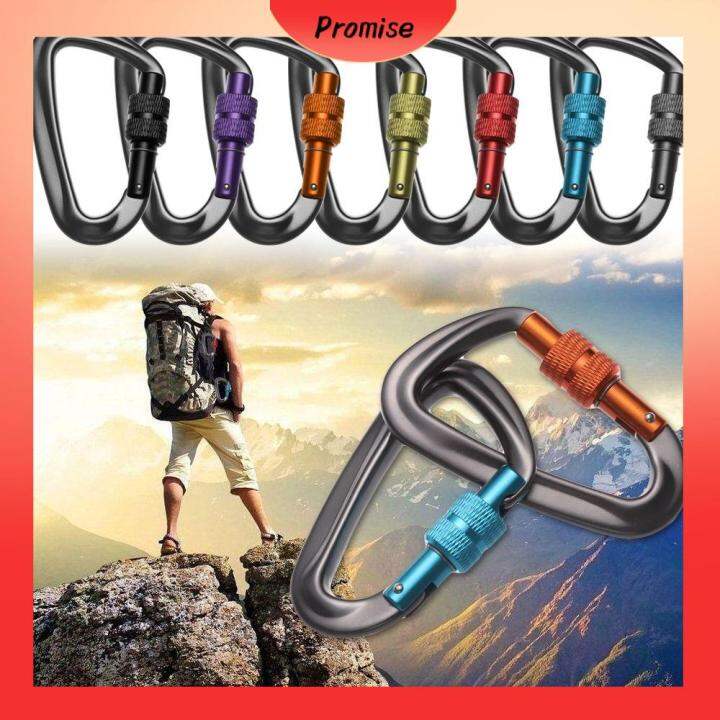 PROMISE 6 Colors Climbing Equipment D Shape Outdoor Tools Climbing ...