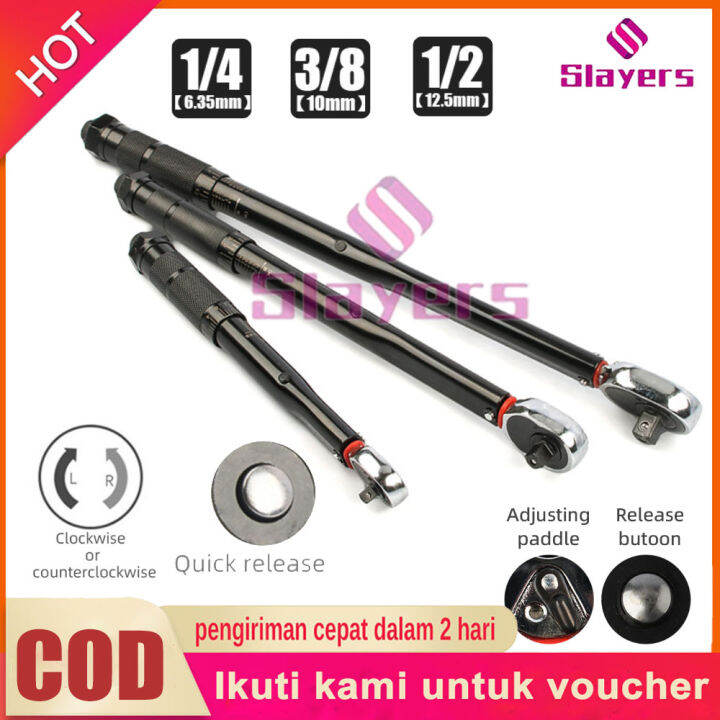 1/4 3/8 1/2 Torque Wrench 5-210N.m Automotive Torque Spanner Wrench ...