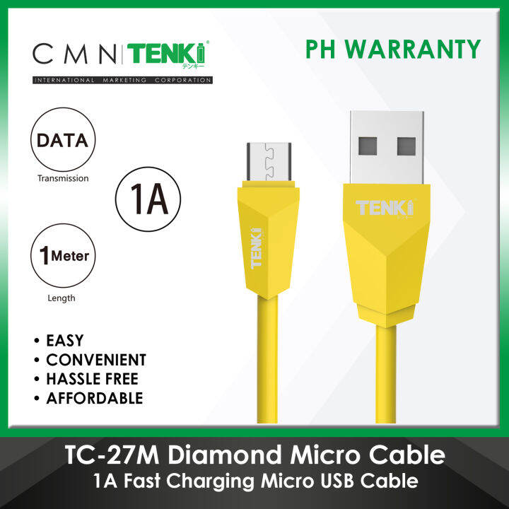 TENKI Micro USB Cable / TENKI TC-27m 1M 1A Fast Charging Micro USB ...