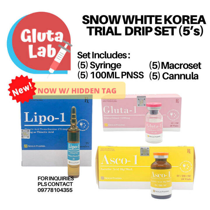 【COD】 GLUTA LAB AUTHENTIC SNOWWHITE KOREA (CHECK VARIATION FOR ...