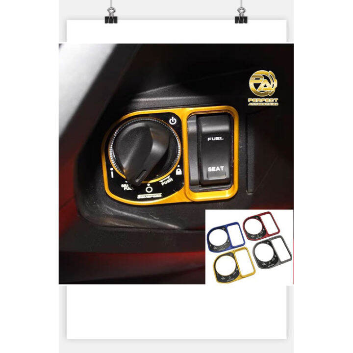 ADV 160 HONDA MAINSWITCH COVER KEYLESS SWITCH COVER ALLOY STARTER ...