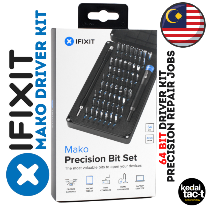 iFixit Mako Driver Kit - 64 Precision Bits Professional & DIY ...