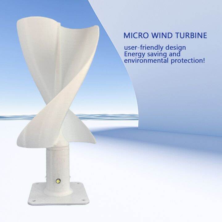 Wind Turbine Model 20w Micro Wind Turbine With Led Light Vertical Wind ...