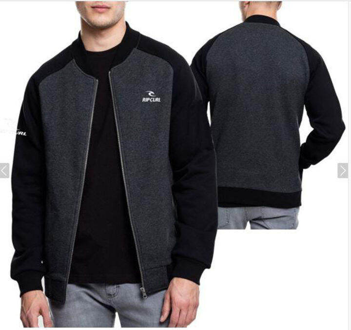 Zipper Ripcurl Kombinasi Hitam Dan Abu Abu Tua Tersedia Ukuran Kecil ...