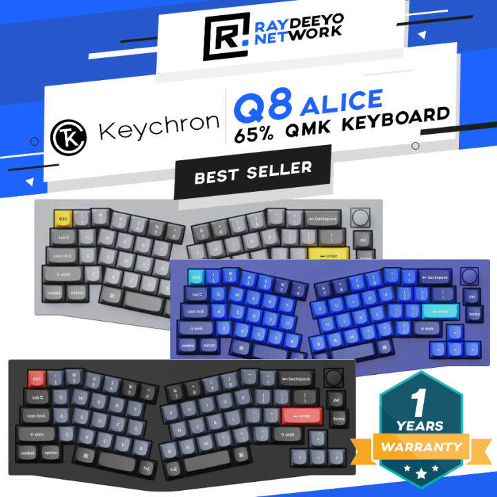 Keychron Q8 / Keychron Q8 Knob QMK Custom RGB Mechanical Keyboard ...