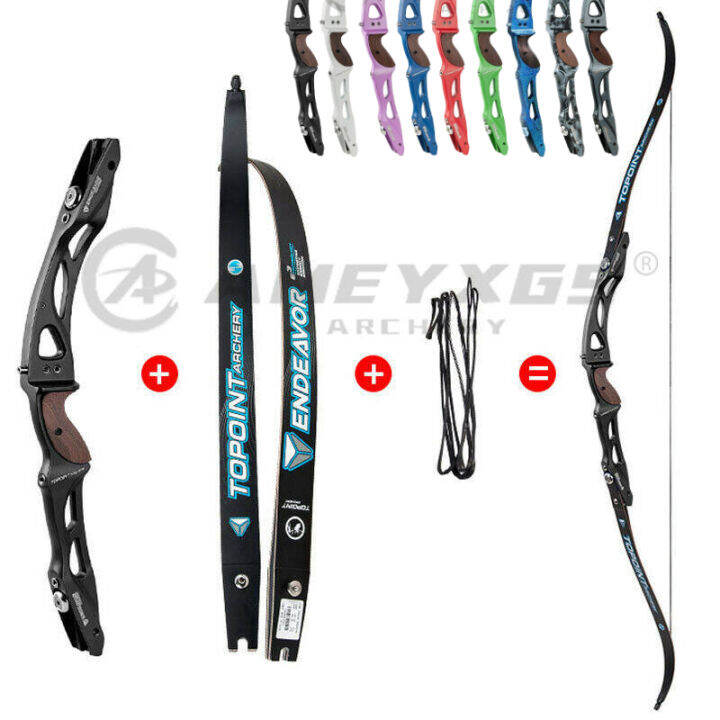 TOPOINT R10 66" 68" 70" ILF Recurve Bow 25" Riser 18-44lbs Takedown Bow ...