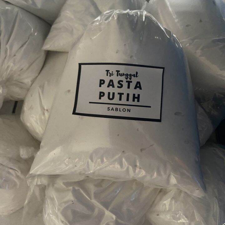 Pasta Warna / Pasta Putih / Extender Sablon rubber 1 Kilogram NF kain ...