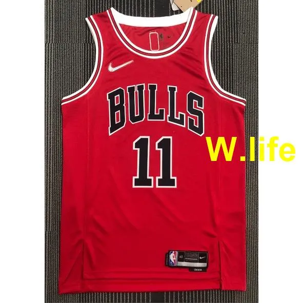 NBA Chicago Bulls เสื้อบาสเก็ตบอล11 # Derozan สีแดงครบรอบ75Th ปี2022 ...