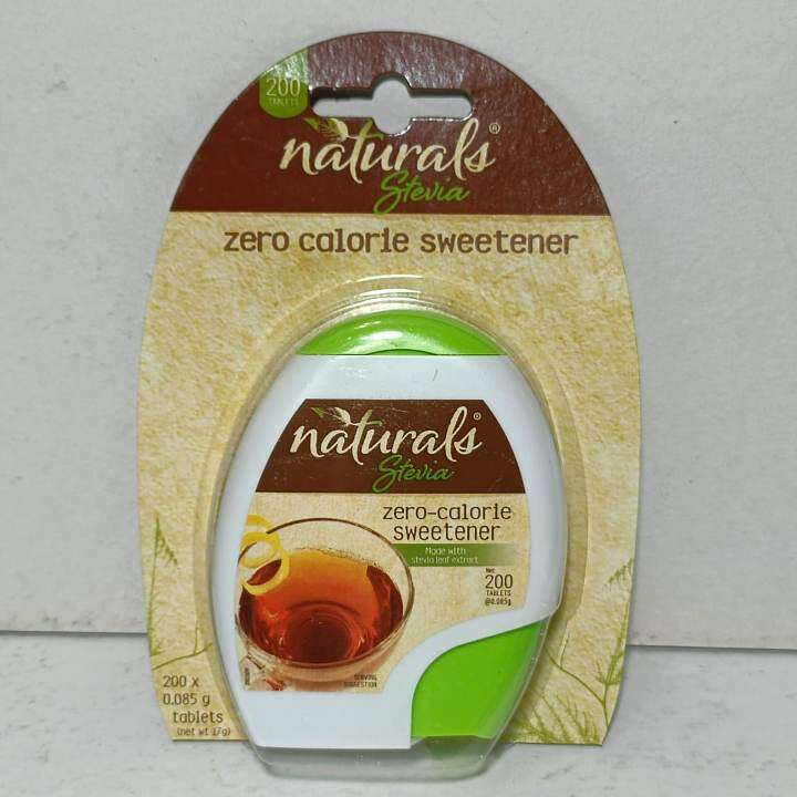 Naturals Stevia Zero Calorie Sweetener - 200 Tablets | Lazada PH
