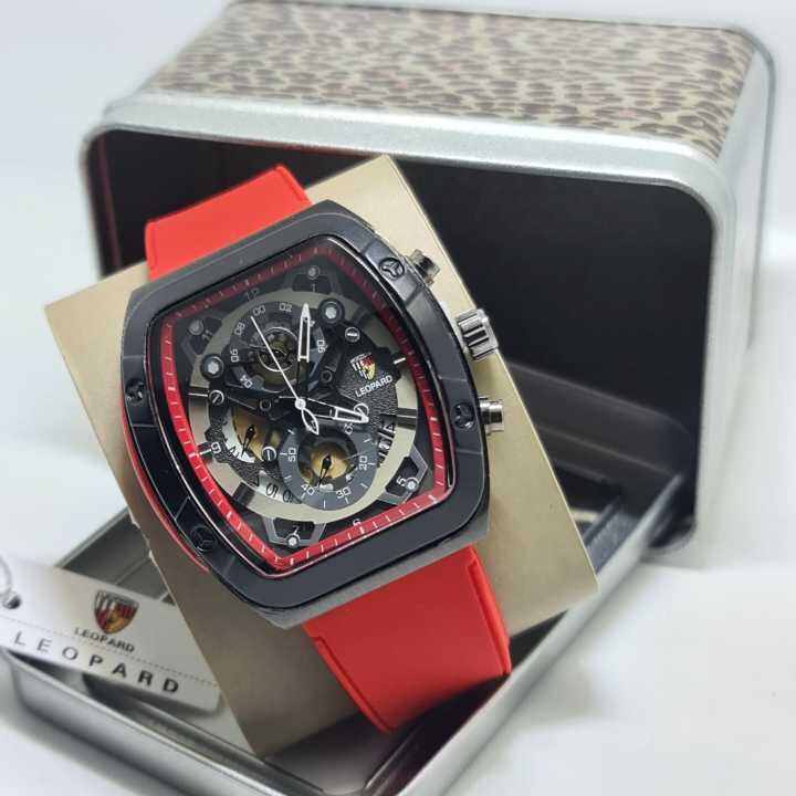 Jam Tangan Pria Tali Karet Crono Dan Tanggal Aktif Free Box Exclusive ...