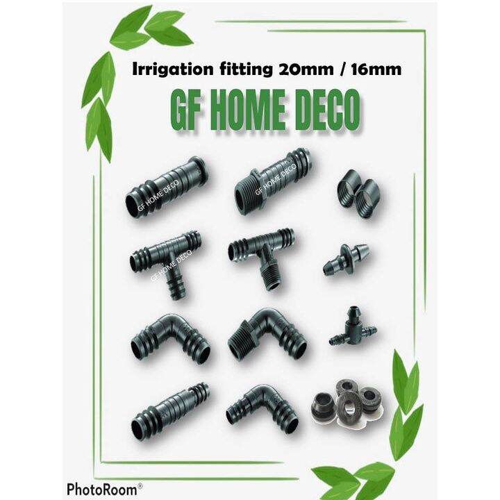 Polypipe Poly Pipe Irrigation Tubing Water Pipe Fitting 16mm / 20mm ...