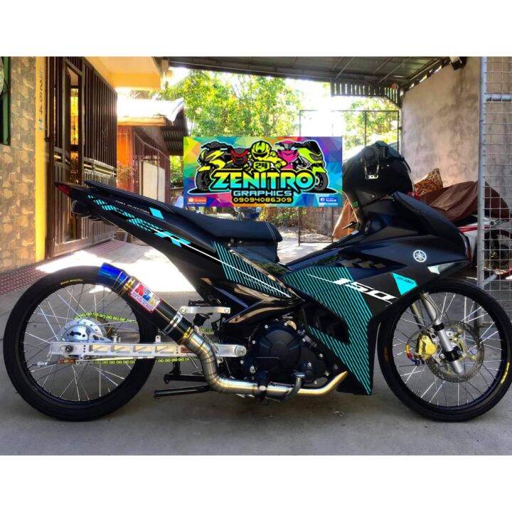 YAMAHA SNIPER 150 (V1V2) STOCK DECALS CUSTOM COLORWAY | Lazada PH