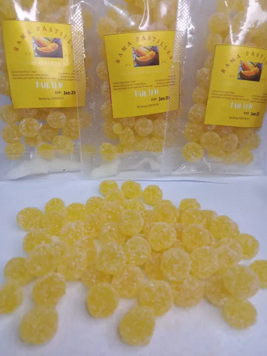 PERMEN DURIAN KEMASAN 100 GRAM permen buah durian permen buah permen ...