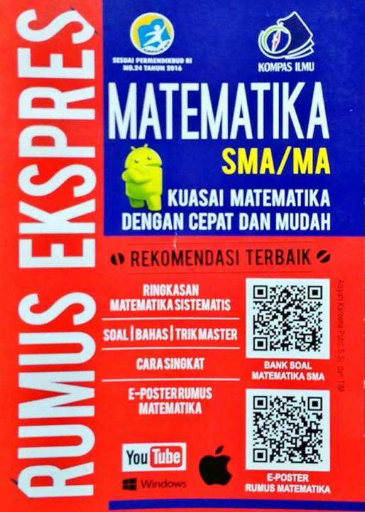 RUMUS EKSPRES MATEMATIKA SMA/MA | Lazada Indonesia