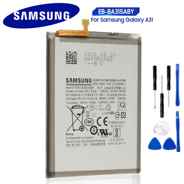 SAMSUNG Orginal Battery EB-BA315ABY For Samsung Galaxy A31 2020 Edition ...