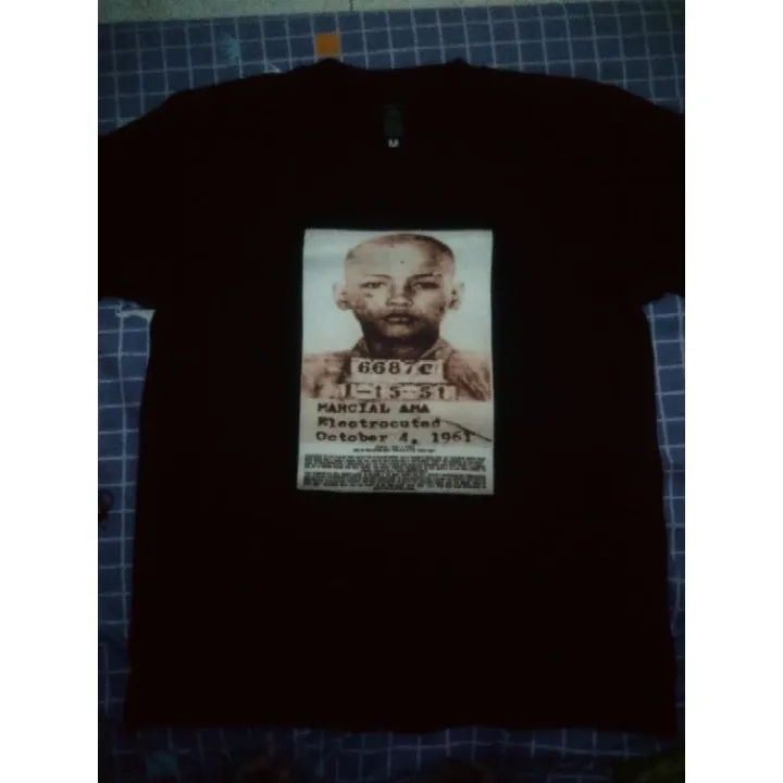 Marcial Ama "baby ama" mugshot tshirt adult size | Lazada PH