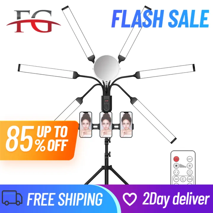 [Philippine stock] Live six-arm real scene light (host + remote control ...
