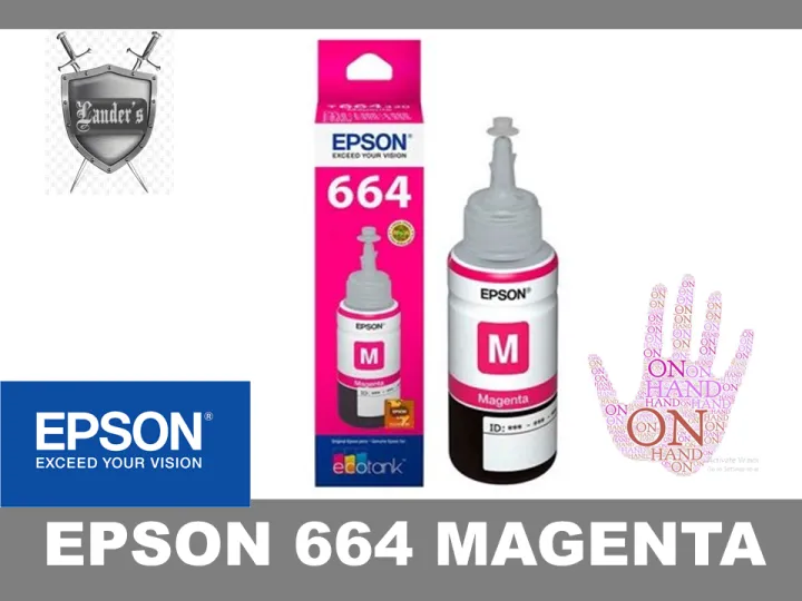 Epson 664 Magenta Original Ink Bottle (T6643) | Lazada PH
