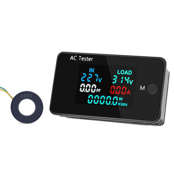Smart Sensor AC Dual Voltage Digital Tester 0-500V Voltmeter 0-100A ...