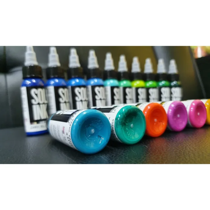 13)Solid ink 1 oz โซลิดอิ้ง หมึกแท้ USAมีหลายเฉด | Lazada.co.th