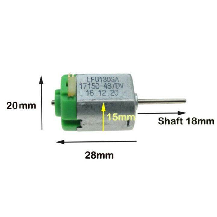 New 】 yaogang1588144717 Long Shaft Micro 130 Motor Dc 3v-6v 5v 3.7v ...