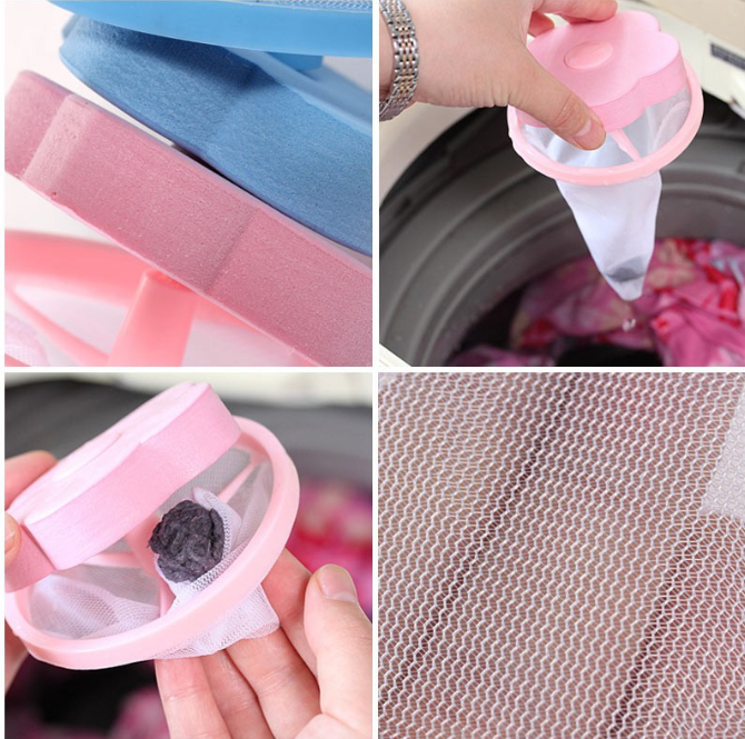 [anghome] Washing Machine Hair Removal Laundry Ball Floating Filter ...