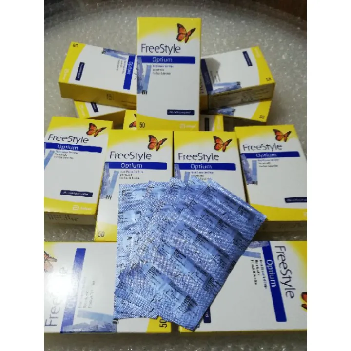 Freestyle Optium Neo Strips FREE 25pcs Lancet Blood Glucose Test Strips ...