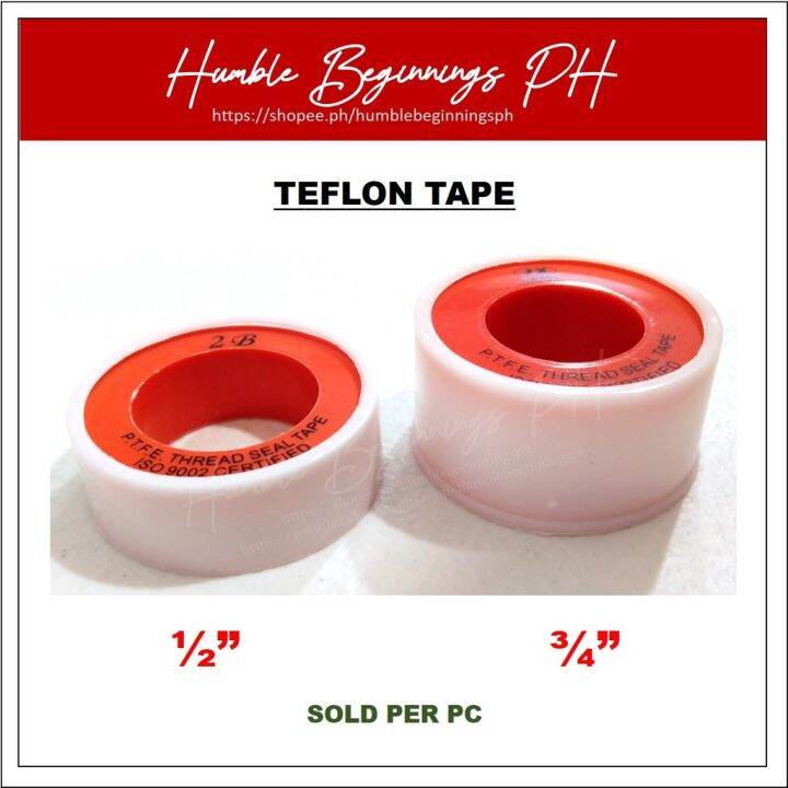 Teflon Tape 1/2" 3/4" Thread Seal Tape Tapelon PTFE Teplon Plumber ...