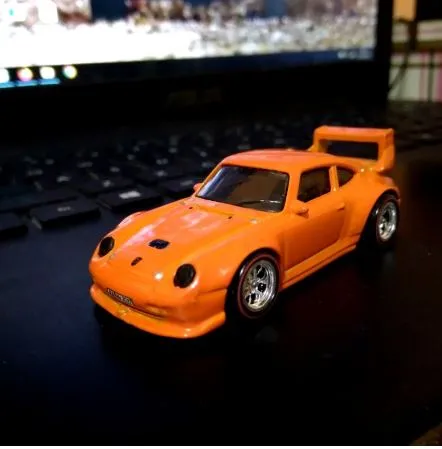 RARE RWB Porsche 993 Orange Ban Karet Red Line Rivet Utuh Mattel Hw Hot ...