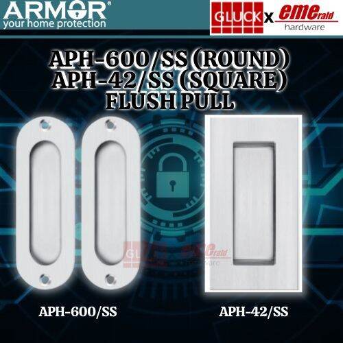 ARMOR Pull Handle/Flush Pull APH-600/APH-42 (Stainless Steel) | Lazada
