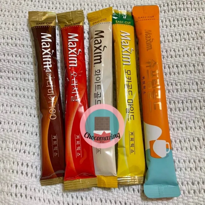 Maxim Korean Coffee Mix 12g Sachet (Mocha Gold, White Gold, Original ...