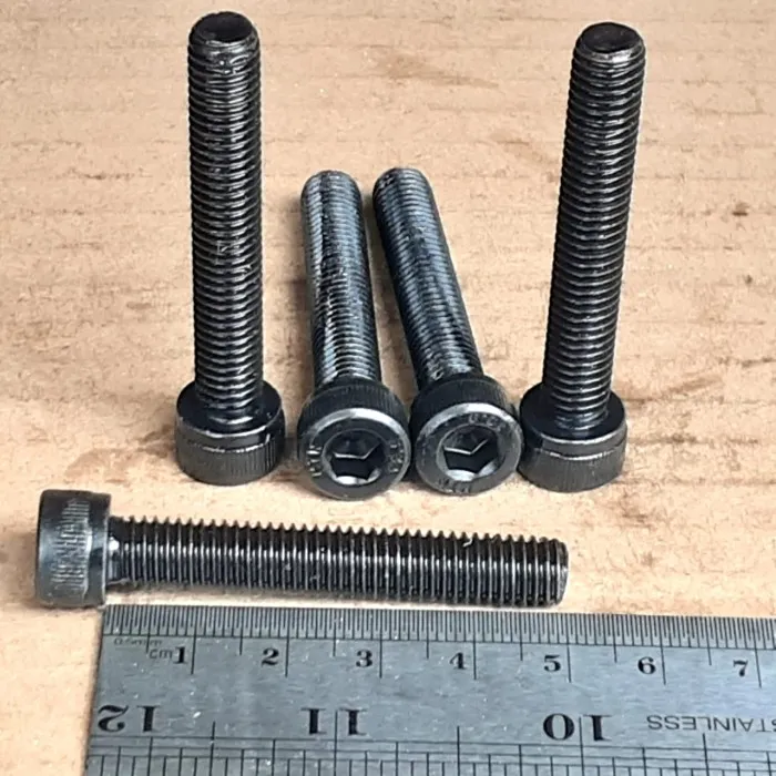 BAUT L M8X50 (5CM) BAJA FULL DRAT / BAUT L BAJA M8 X 50 GRADE 12.9 ...