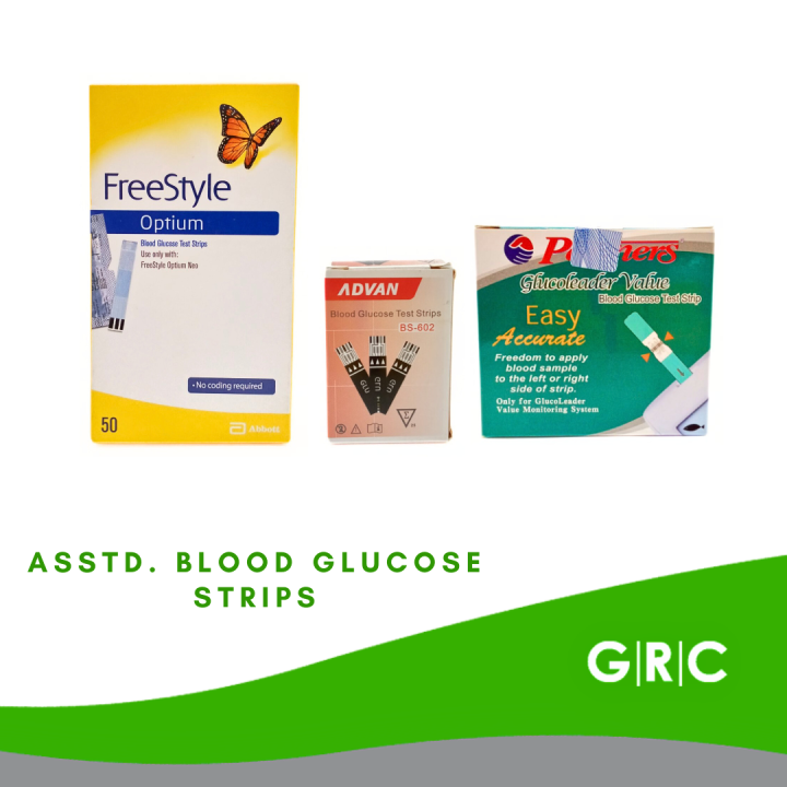 Assorted Blood Glucose Strips | Lazada PH