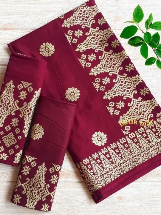 KAIN BATIK PRADA ASHANTI 002 KAIN BATIK MOTIF PRADA MINANGKABAU || KAIN ...