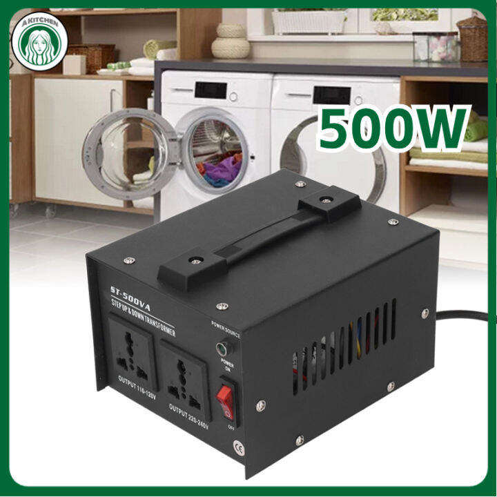 Step Up Buck Transformer 500W Heavy Duty ตัวแปลงแรงดันไฟฟ้าเอาต์พุต ...