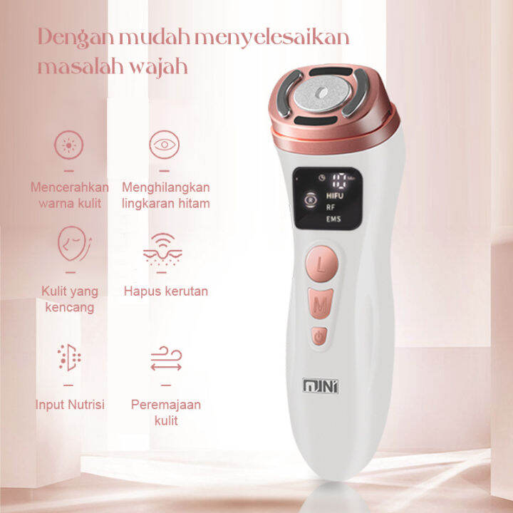 HIFU RF EMS Alat Kecantikan Mini Hifu 3 in 1 Alat Kecantikan ...