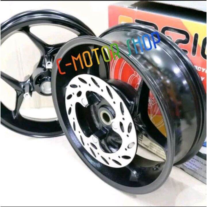 Velg Racing Aerox Velg Axio Aerox Tapak Lebar Double Disc | Lazada ...