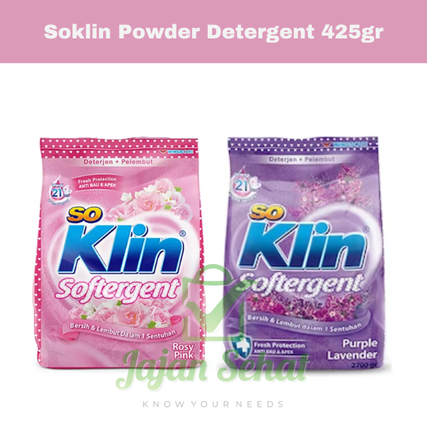 Soklin Powder Detergent 425gr | Lazada Indonesia