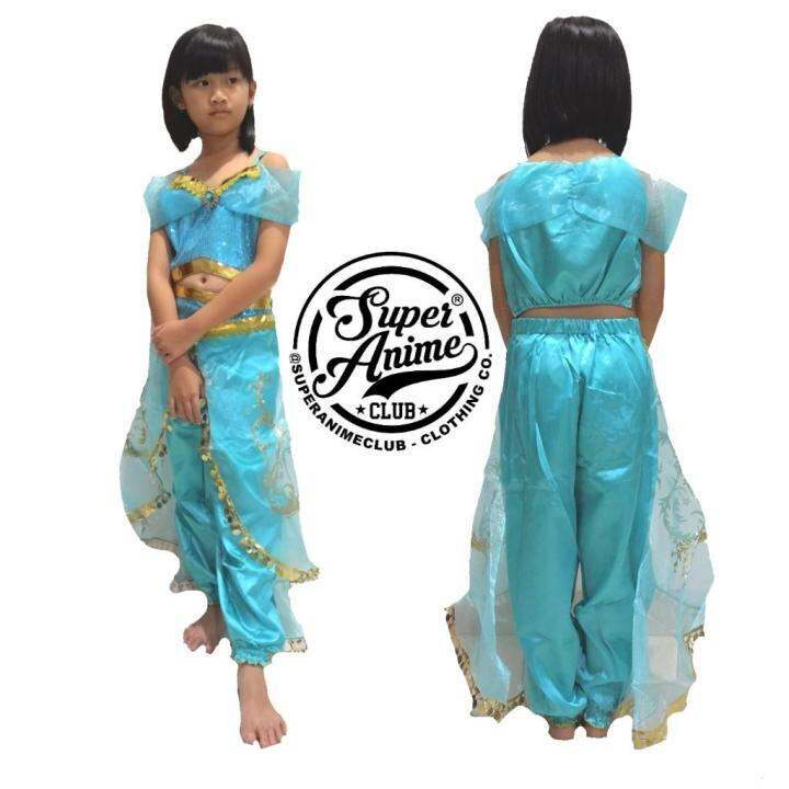 Kostum Anak Jasmine Aladdin Cosplay Halloween Karakter Princess Import ...