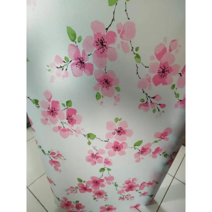 Stiker Kaca Jendela Pintu Rumah Motif Bunga Sakura Pink HT032B ...
