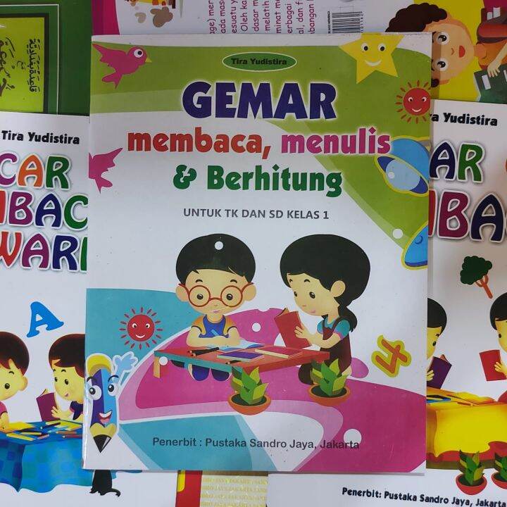Buku Gemar Membaca Menulis & Berhitung Untuk Anak TK & SD Full Color ...