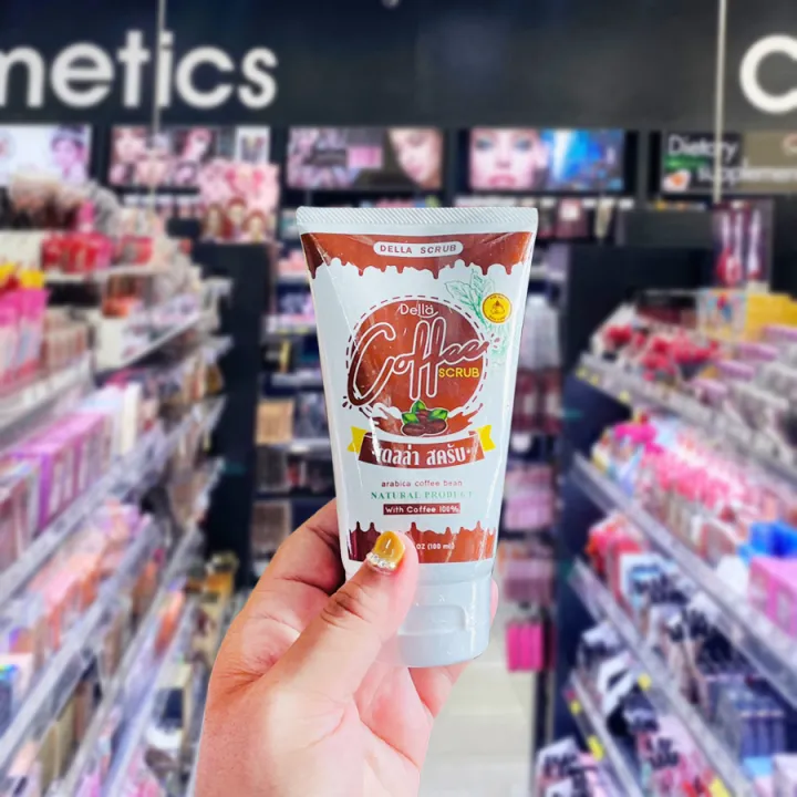 DELLA เดลล่า สครับ กาแฟ 100 ml.Della Coffee Scrub 100 ml. | Lazada.co.th