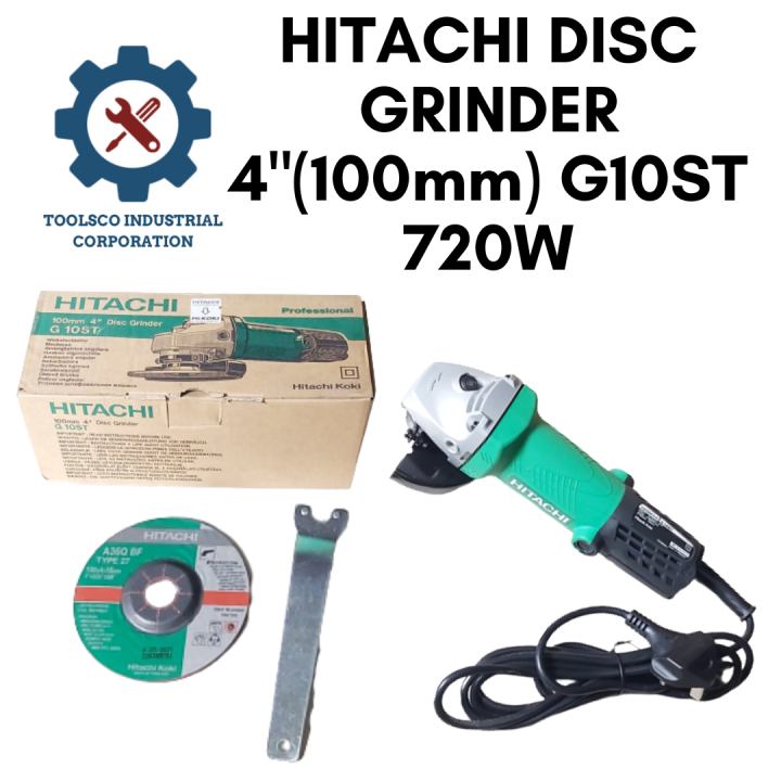 HITACHI DISC GRINDER 4"(100mm) G10ST 720W | Lazada PH