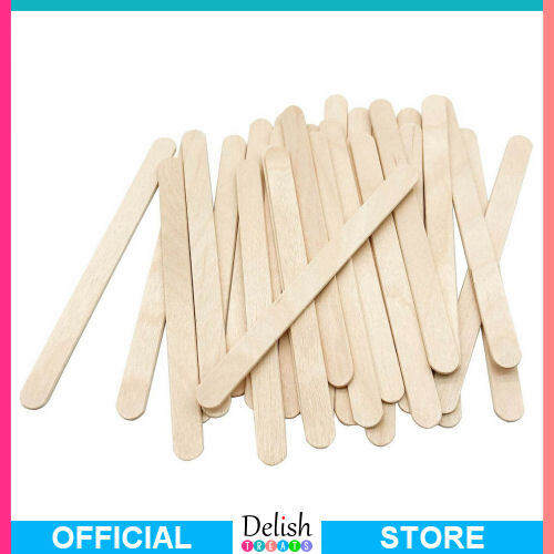 Delish Treats Popsicle Sticks Food Grade (11.3cm) - Pack of 100pcs ...