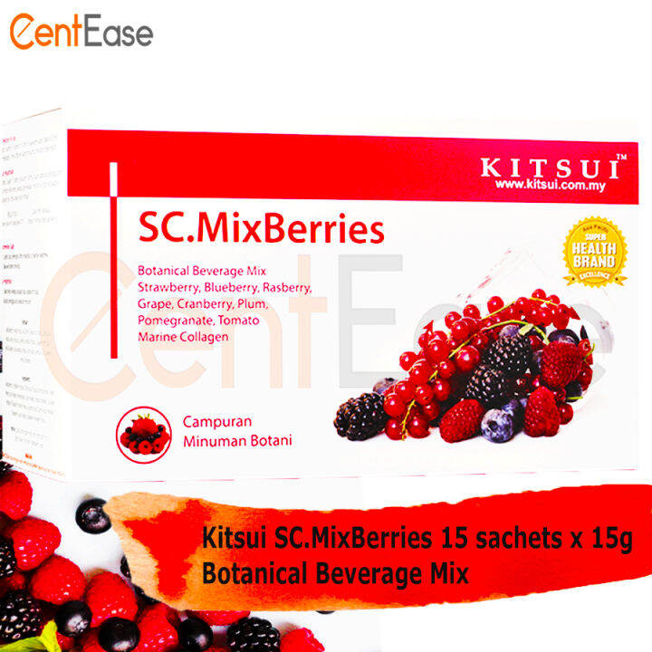 KitSui SC MixBerries 15g x 15s (Exp: Apr 2024) Sachets - Protects Skin ...