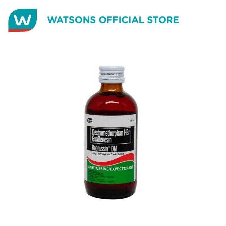 ROBITUSSIN Antitussive/Expectorant Syrup 120ml | Lazada PH