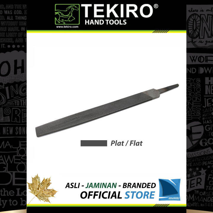Kikir Plat 10" inch Halus / Smooth Flat Files TEKIRO | Lazada Indonesia