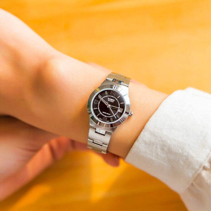 นาฬิกาข้อมือ ผู้หญิง STANDARD Women สายสแตนเลส รุ่น LTP-1241D Series ...