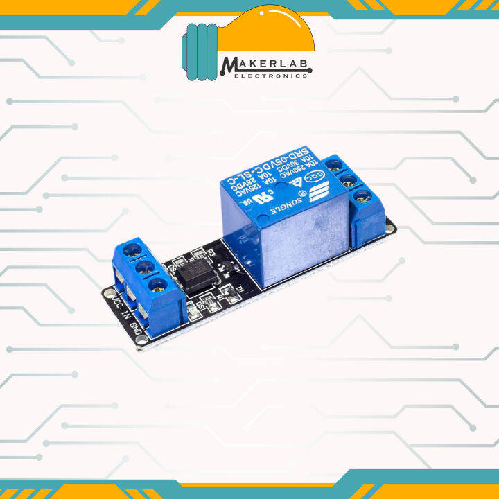 Single Channel Relay 1 Channel Relay 1-Way Relay Module 1CH 5V l 12V ...